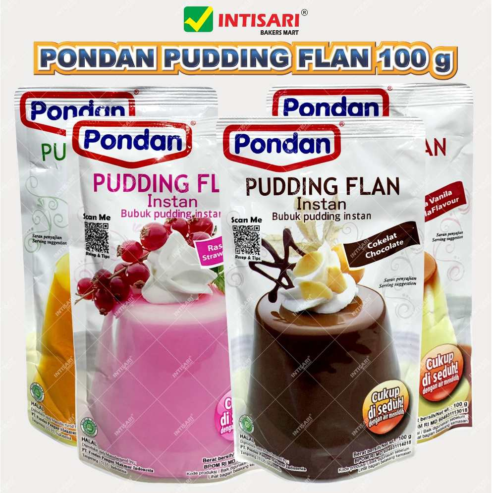 Jual PONDAN PUDDING FLAN 100 G | Shopee Indonesia
