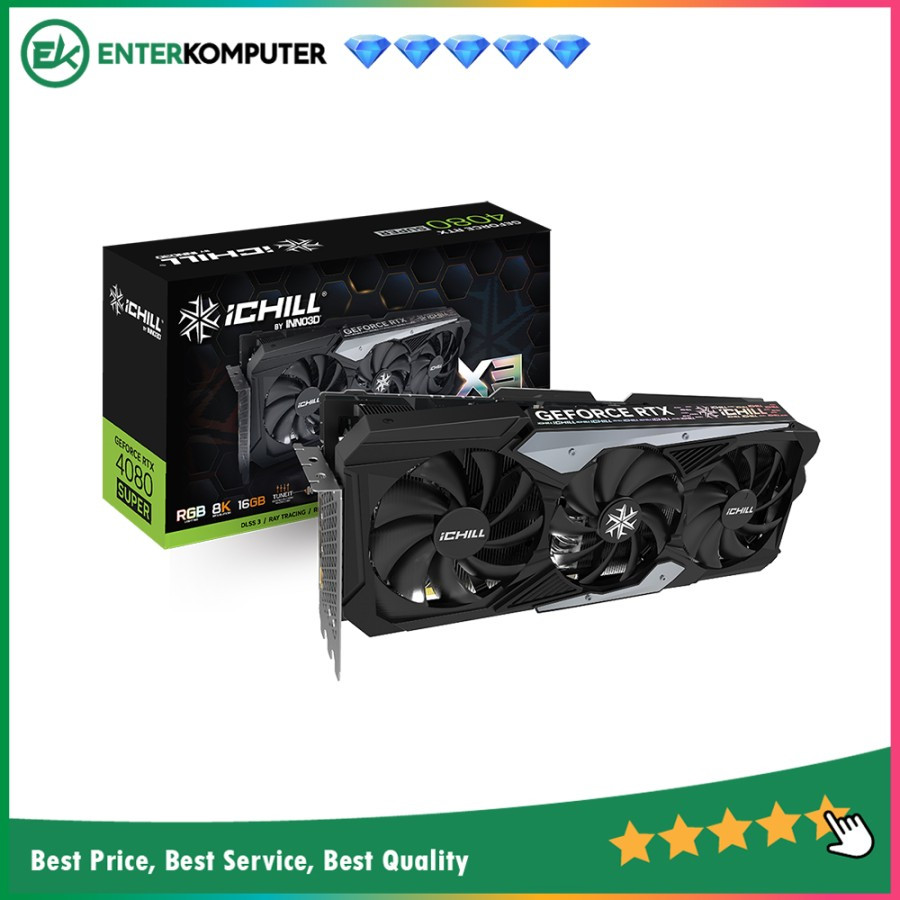 Jual Inno3D GeForce RTX 4080 SUPER 16GB GDDR6X ICHILL X3 - RGB Lighting ...