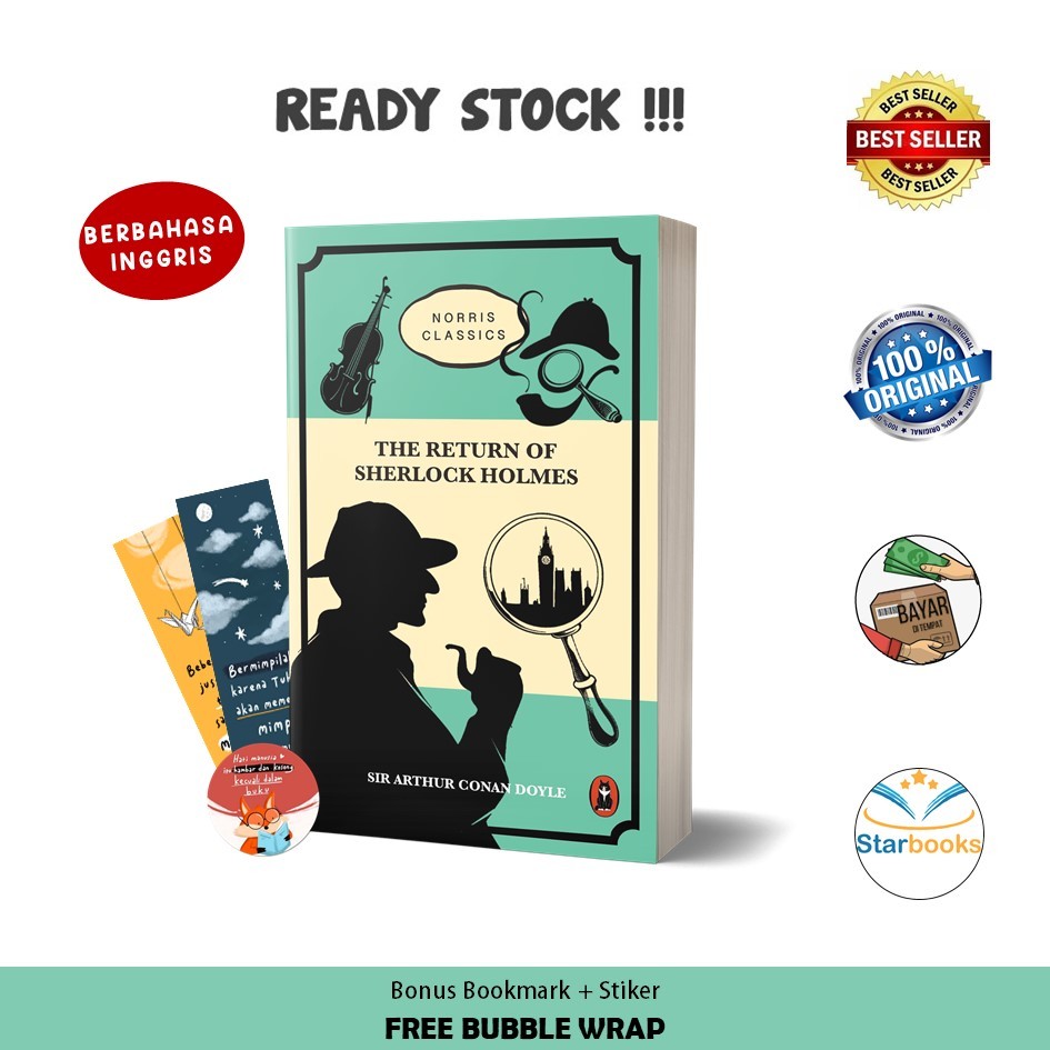 Jual Norris - Buku The Return of Sherlock Holmes By Sir Arthur Conan ...