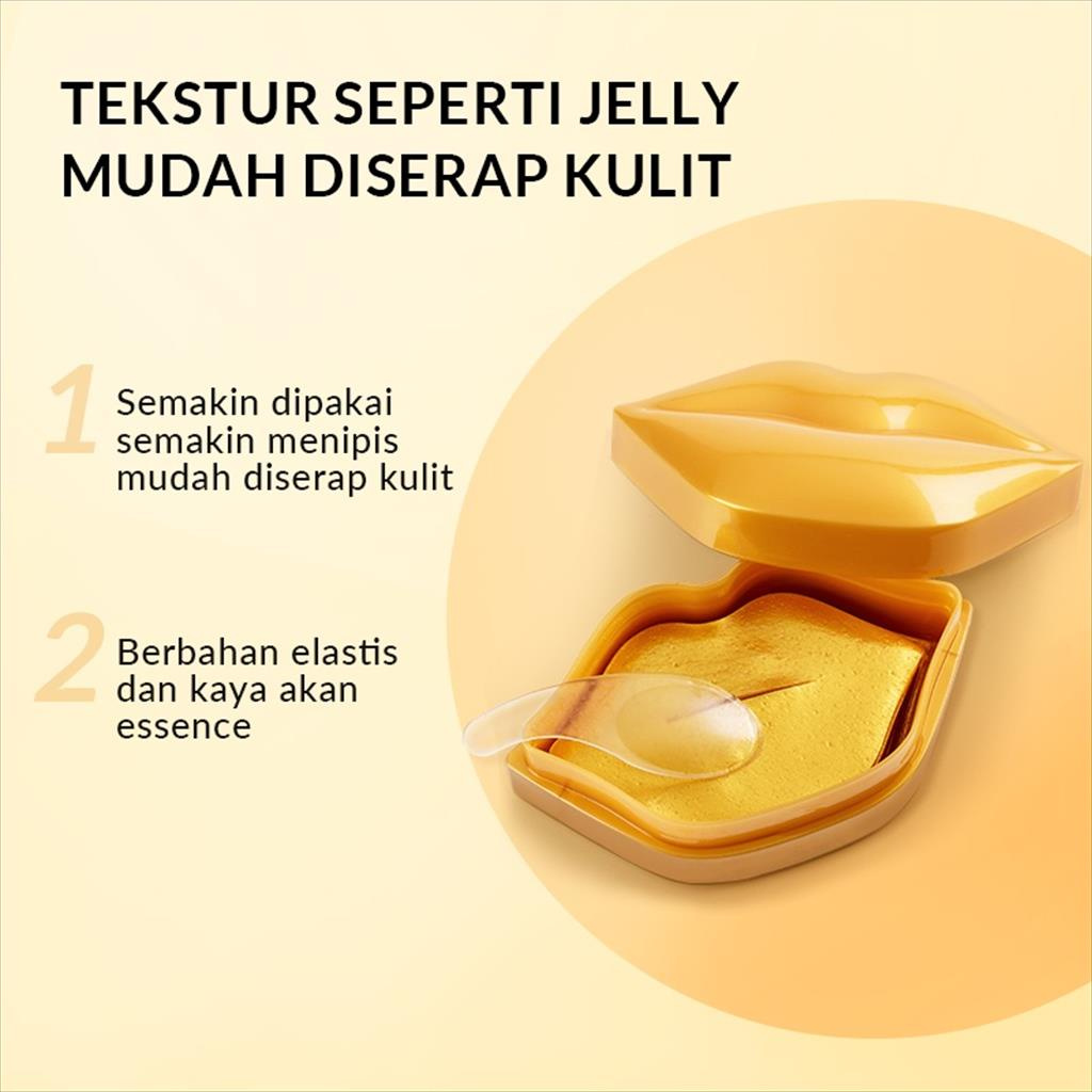 Jual BIOAQUA 24k Gold Moisturizing Essence Lip Mask 60gr | Shopee Indonesia