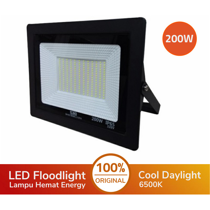 Jual EMICO LAMPU SOROT LED PUTIH 200 WATT LED FLOOD LIGHT LED TEMBAK ...