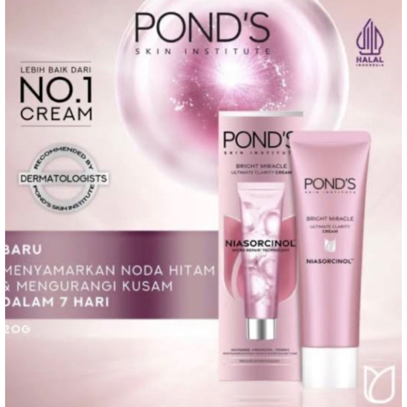 Jual PONDS MIRACLE CREAM 20g | Shopee Indonesia