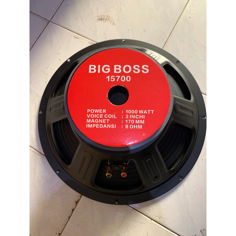 Jual Speaker 15 inch Bigboss 15700 vc 3'' coating 1000watt original | Shopee Indonesia