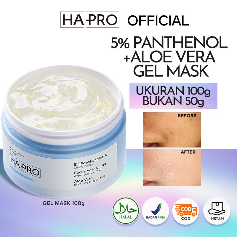 Jual [HAPRO] HA PRO Bundling Hydrating Gel Mask 100gr | Gel Mask ...