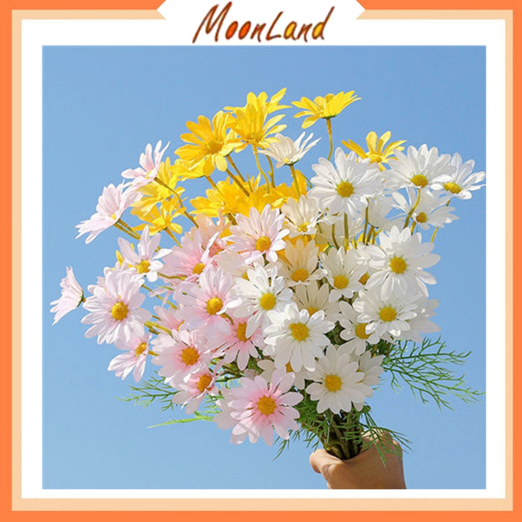 Jual Buket Bunga Daisy Blossom Aster Artificial Tanaman Hias Daisi ...