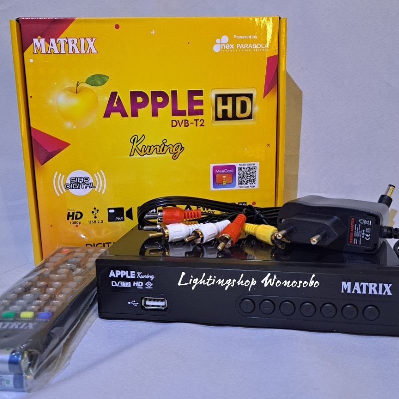 Jual SET TOP BOX TV MATRIX DVD-T2 KUNING, STB MATRIX | Shopee Indonesia