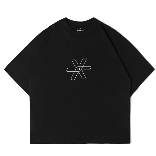 Jual FutureFaith - Tshirt Boxy Oversize Basic Logo HD Plastisol 20s ...