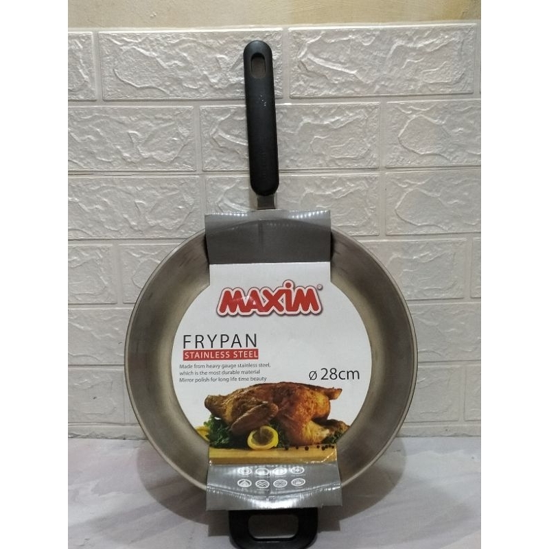 Jual FRYPAN 28 CM (PX 239) , BRAND AUBECQ, HANDLE AUBECQ TEBAL ADA ...