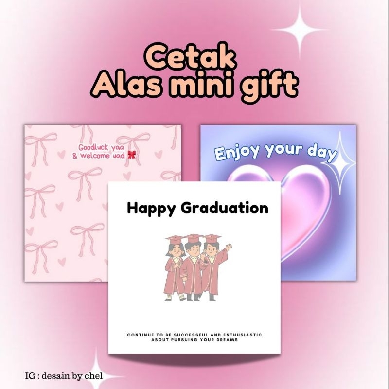 Jual [ BISA CUSTOM ] ALAS MINI GIFT | ONSTUDIOPAPERS | Shopee Indonesia