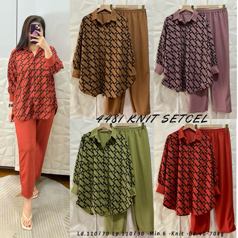 Jual 4481 KNIT SETCEL (Ld.110 bb.40-70kg) | Shopee Indonesia