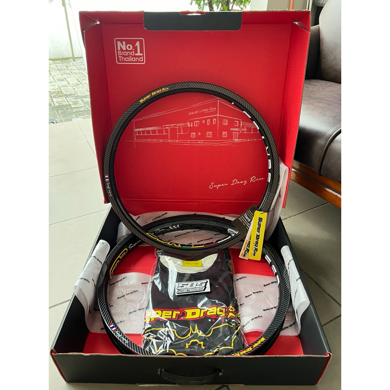 Jual Velg Super Drag Rim (SDR) Carbon Glossy Black Limited Edition ...