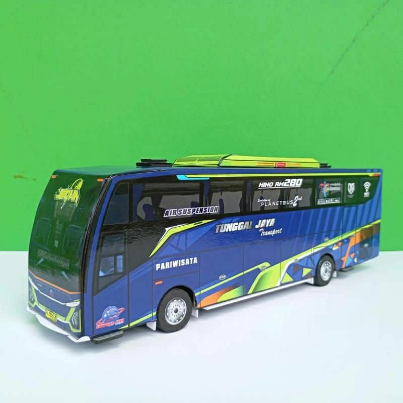 Jual Miniatur Bus JEDHA Tunggal Jaya Jet Bus 5 Terbaru / MINIATUR Bus ...