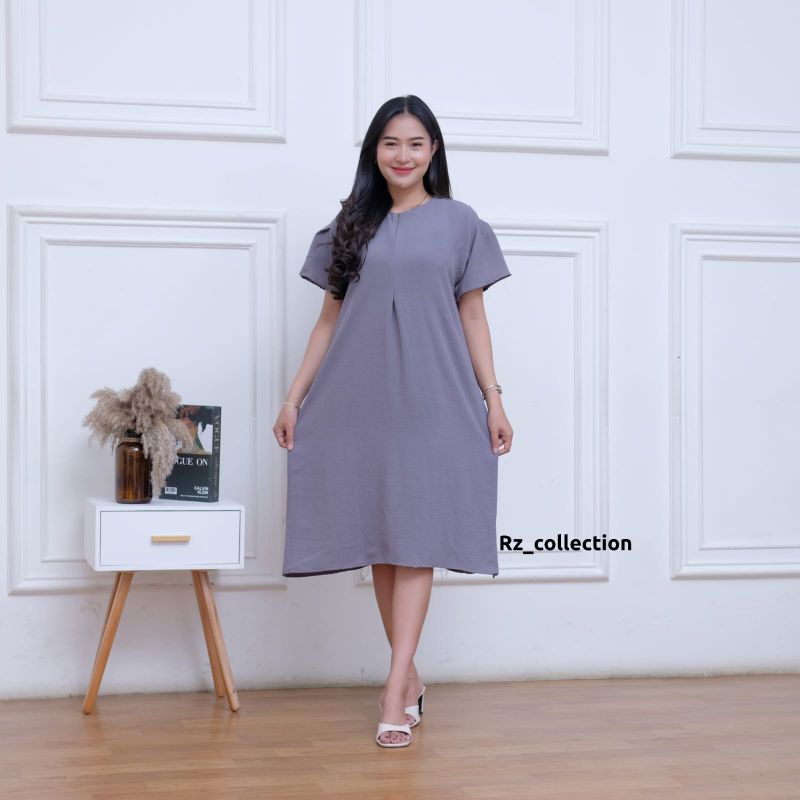 Jual daster wanita viral bahan crinkel AIRFLOW murah kekinian | Shopee ...