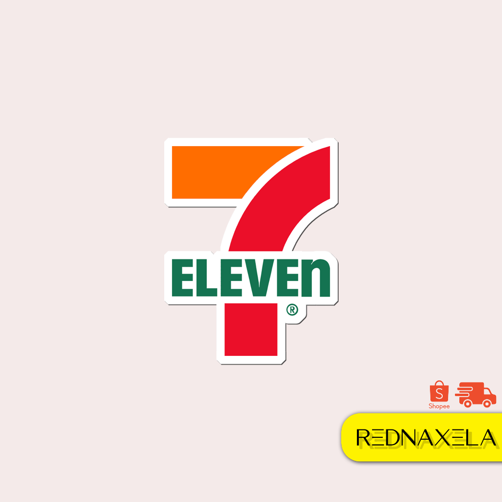 Jual Stiker Vinyl 7Eleven Stiker Koper Outdoor Waterproof Sticker ...