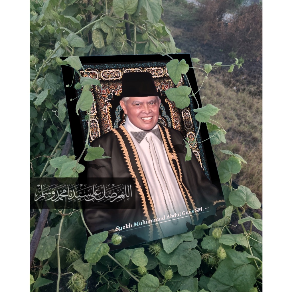 Jual Lukisan Digital Abah Aos ( Syekh Muhammad Abdul Gaos SM. ) diatas ...
