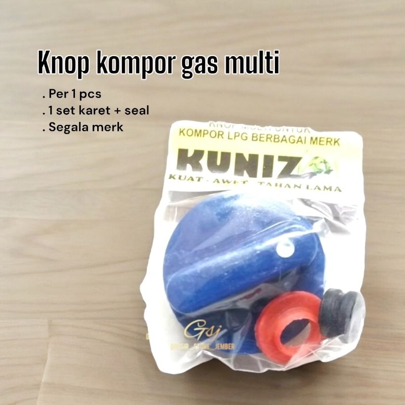 Jual Knop kompor multi warna biru Free karet seal tabung dan regulator ...