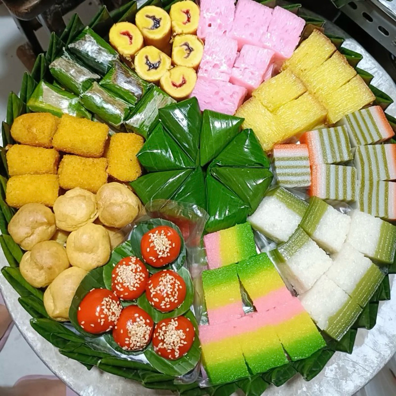 Jual Jajanan Pasar / Kue Tradisional / Kue Basah Mini Nampan Mix | Shopee Indonesia
