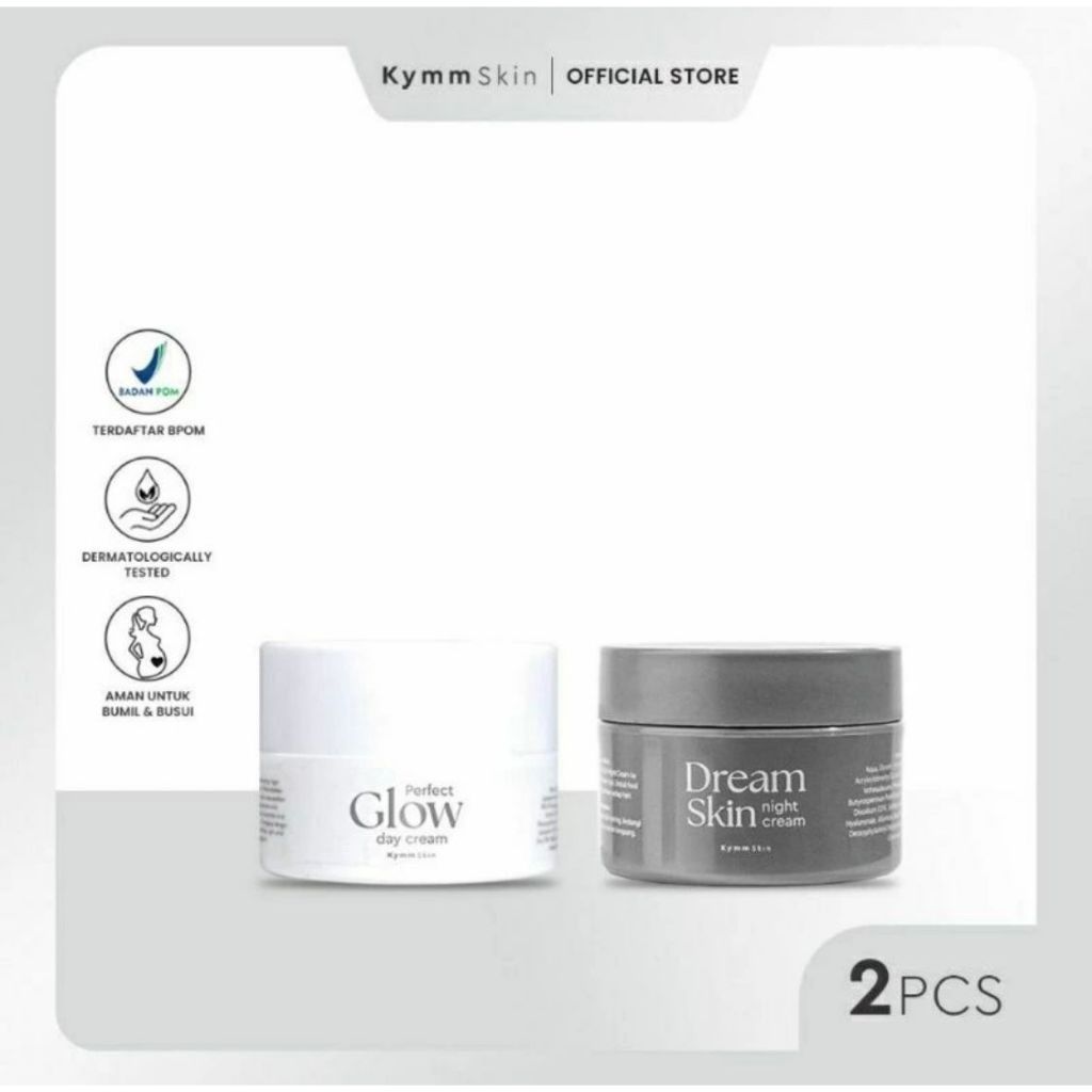 Jual READY! KYMM SKIN DAY CREAM & NIGHT CREAM 30GR Original BPOM ...