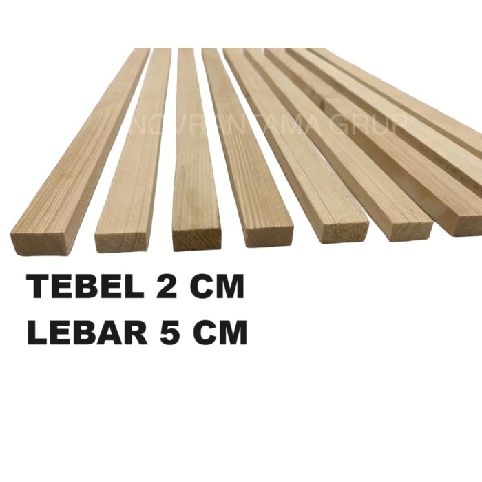 Jual Kayu Reng 2x5x120 cm Kayu Bahan Pigura Bahan Pagar Sudah Serut Dan ...