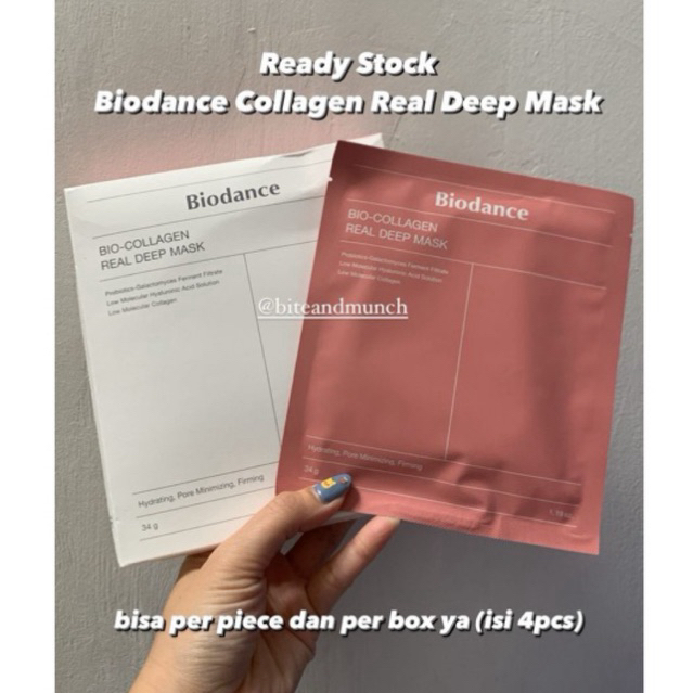 Jual BIODANCE BIO-COLLAGEN REAL DEEP MASK 100% ORIGINAL KOREA - masker ...