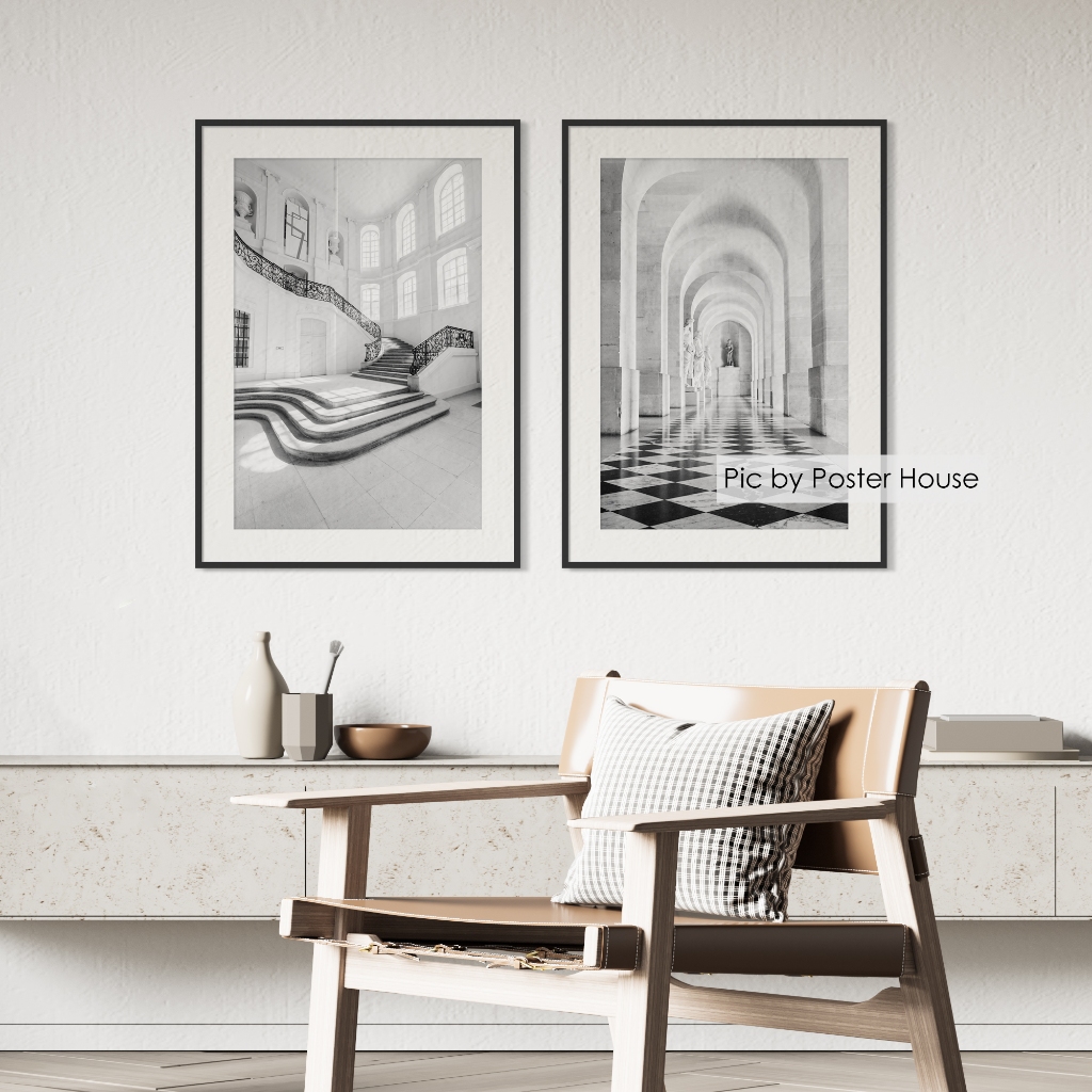 Jual Poster House FRAME ONLY - Premium Frame 50x70cm Dengan Matboard ...