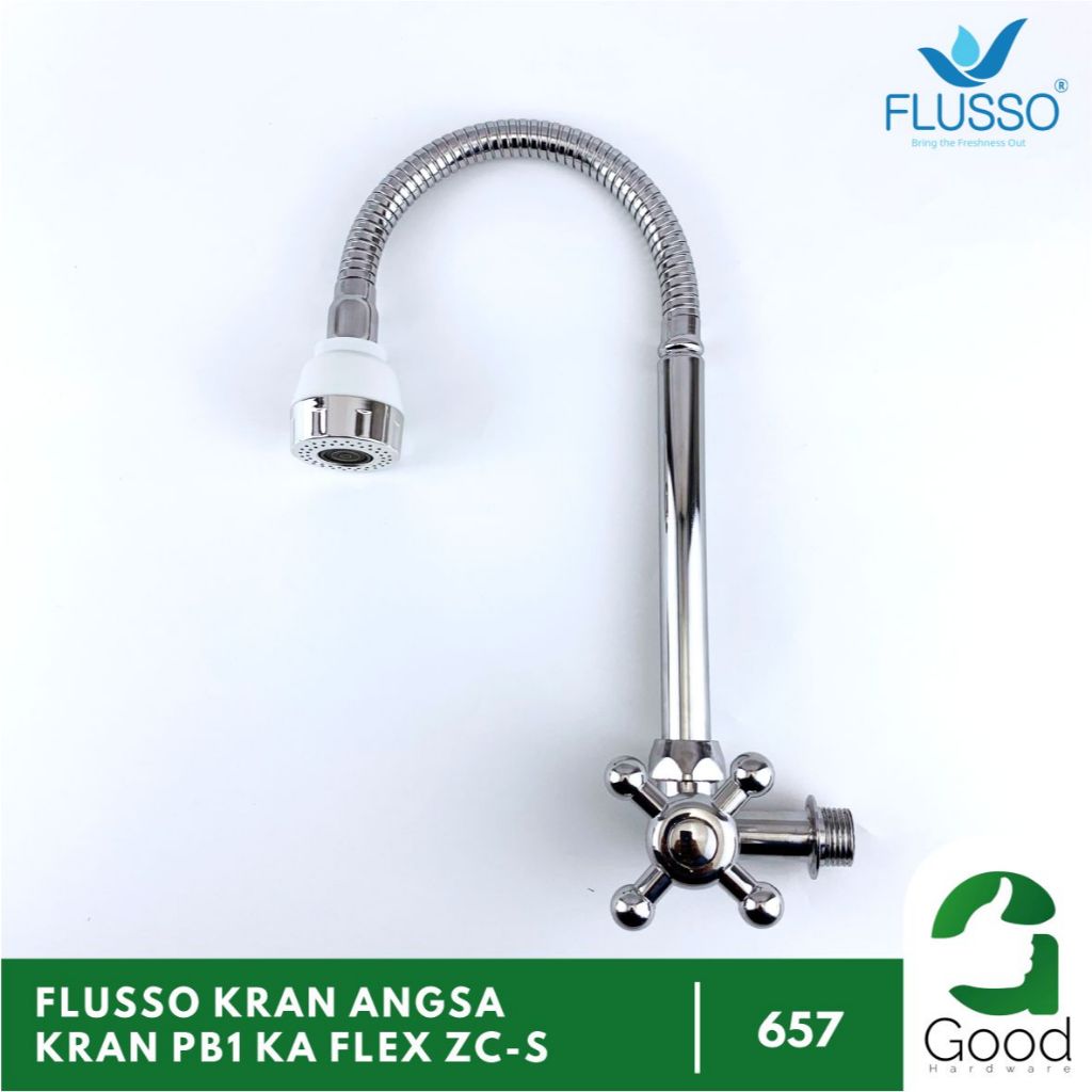 Jual Kran Air Angsa Fleksibel Wastafel Tembok Sink / Keran Tembok Cuci ...