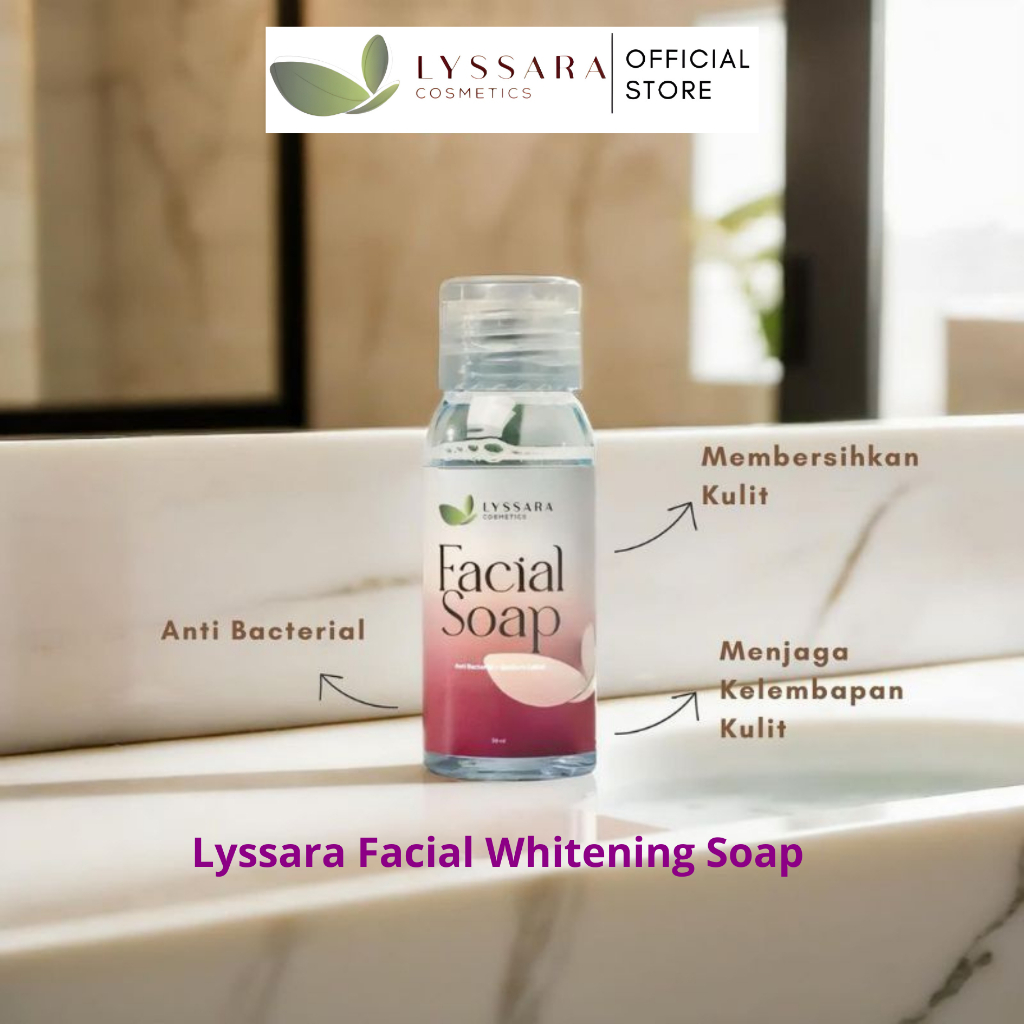 Jual Lyssara Facial Soap ORIGINAL BPOM Membersihkan Kulit dan ...