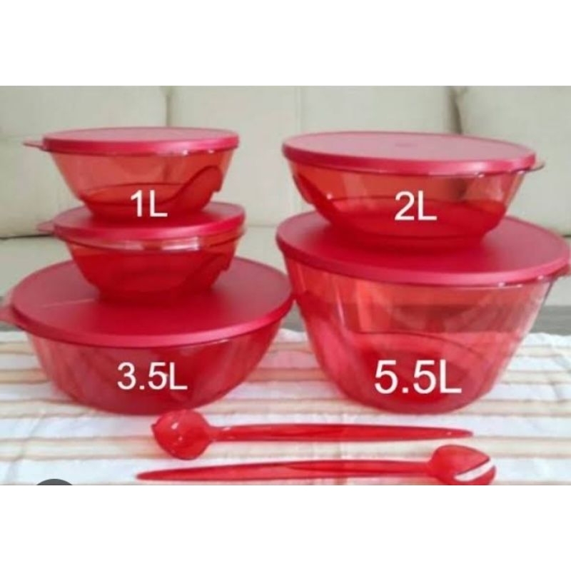 Jual Tupperware Original Bowl 3S dgn beberapa variasi ukuran | Shopee ...