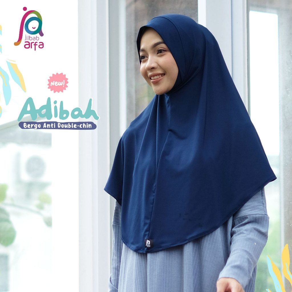 Jual JILBAB AFRA ARFA ADIBA Hijab Dagu Malaysia Premium | Shopee Indonesia