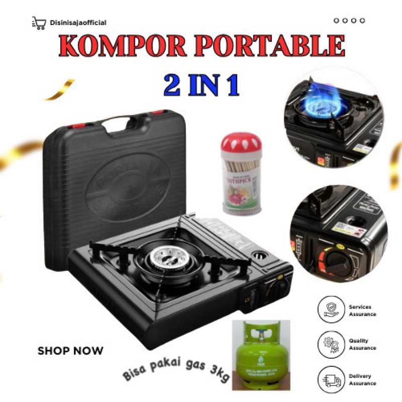Jual Kompor Portable / Paket Kompor Gas / Paket kompor Gas Wajan Ceper ...