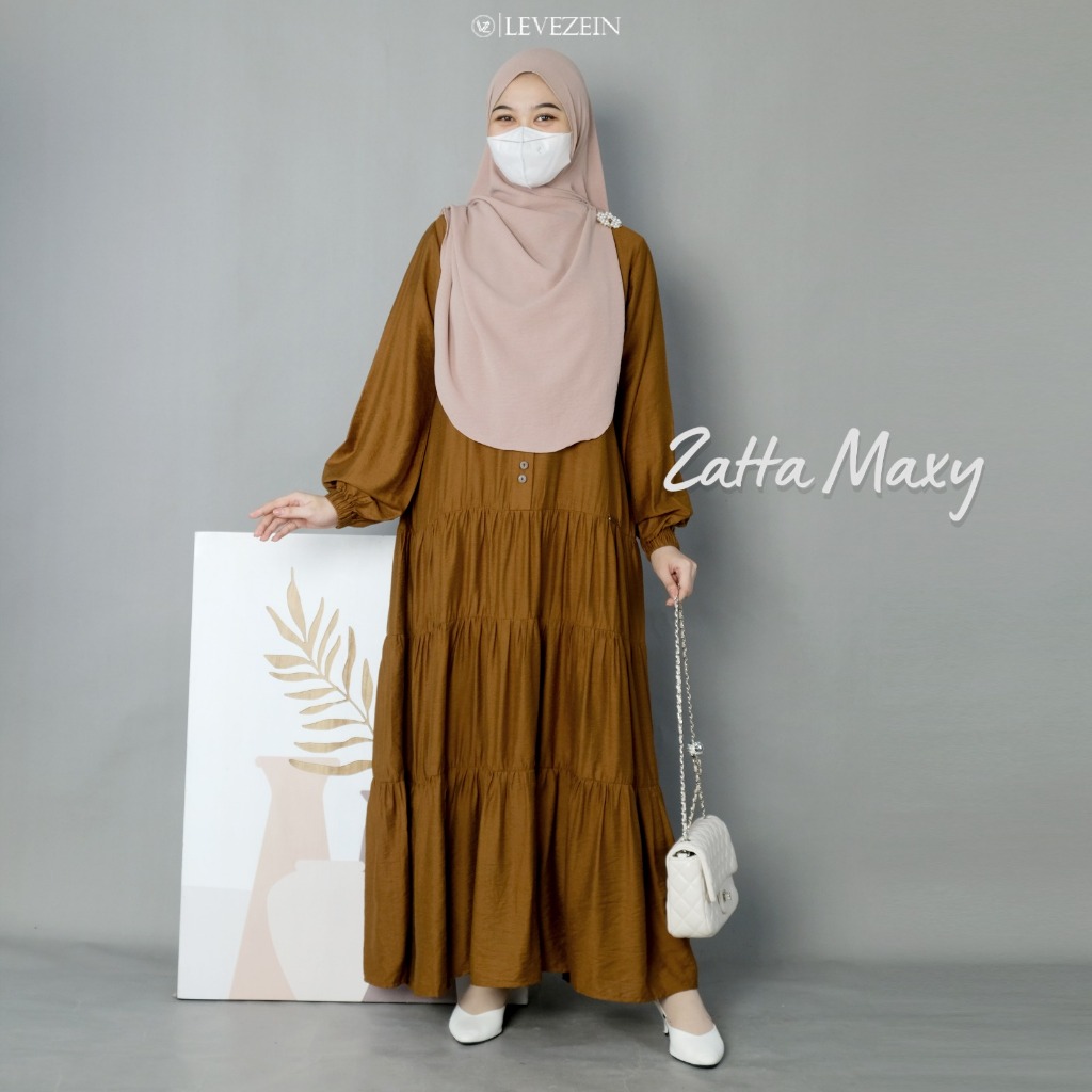 Jual Zatta Maxy Syar’i WARNA BARU Polo Linen Premium by Levezein ...