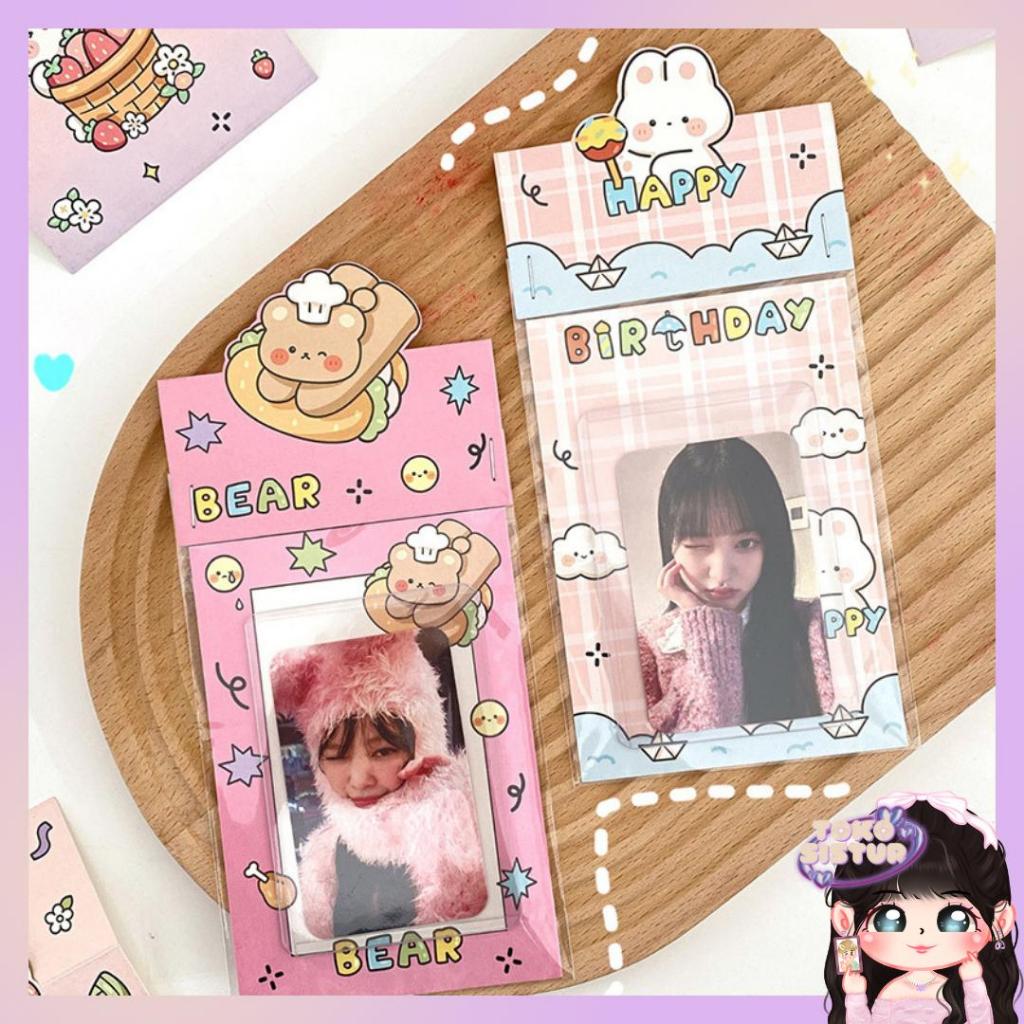 Jual [TS] (3PCS) Alas Plastik Packing Photocard KPOP Koleksi Alas Pack ...