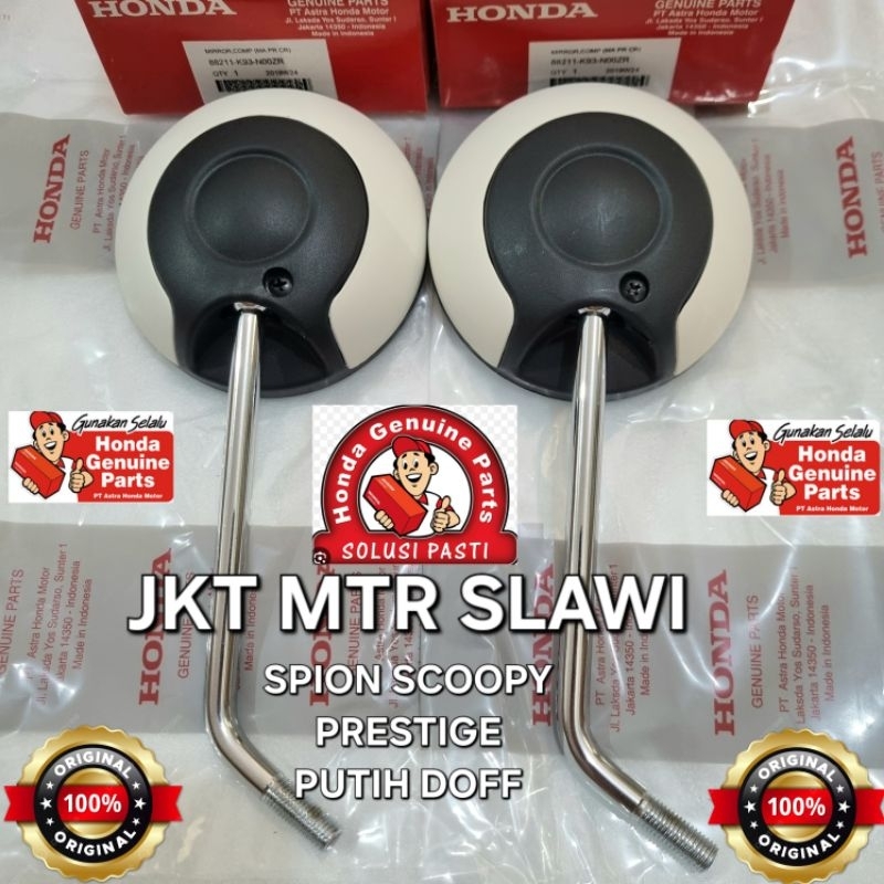Jual 88211-k93-N00ZR spion scoopy prestige warna putih doff, putih dop ...