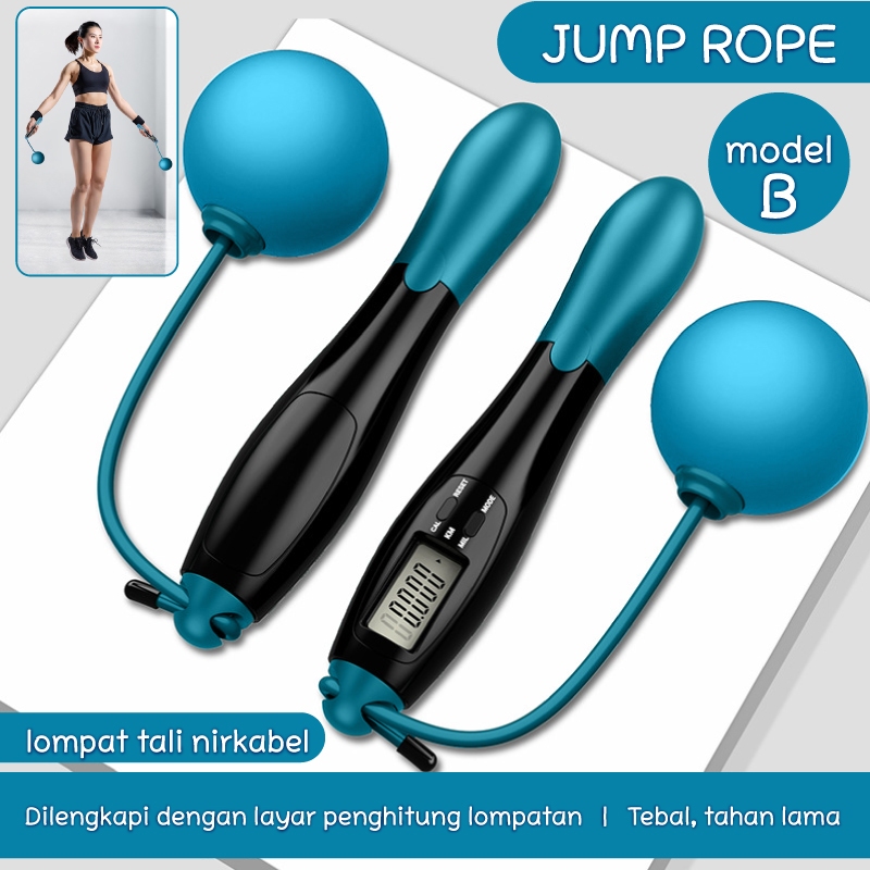 Jual HTD SPORT Lompat Tali Skiping Hitung Automatis Jump Skipping Rope ...