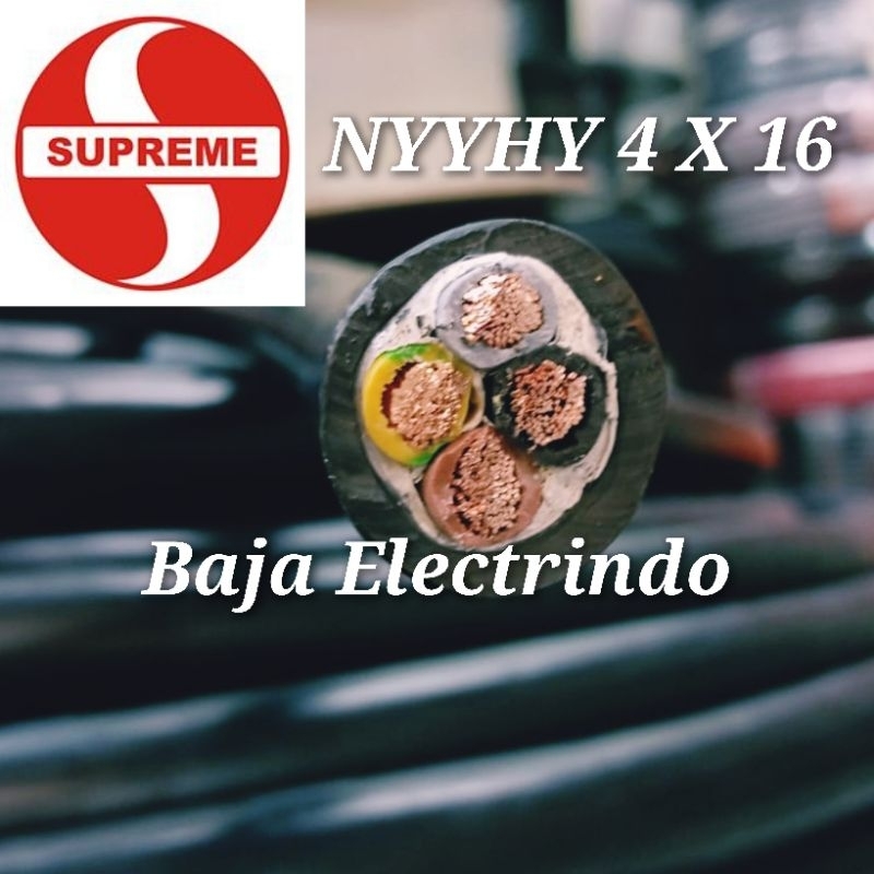 Jual Kabel Power Serabut NYYHY 4x16 mm SUPREME NYYHY 4 x 16mm 4x16mm | Shopee Indonesia