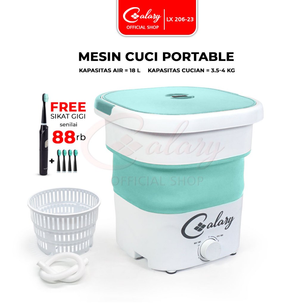 Jual 𝐂𝐀𝐋𝐀𝐑𝐘 Mesin Cuci Mini Poratable Lipat Minimalis Washing Machine ...