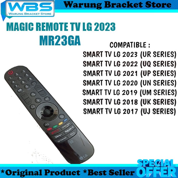 Jual LG Magic Remote MR24GA - Remote Smart TV LG MR23 MR23GN 2023 ...