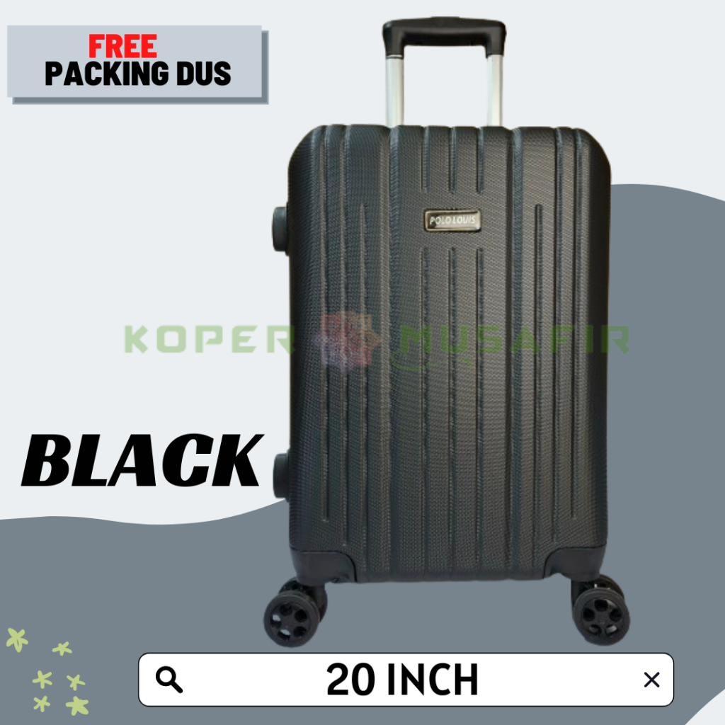 Jual [BISA KARGO] POLO LOUIS KOPER 20 INCH 83 HARDCASE ABS FREE PACKING ...
