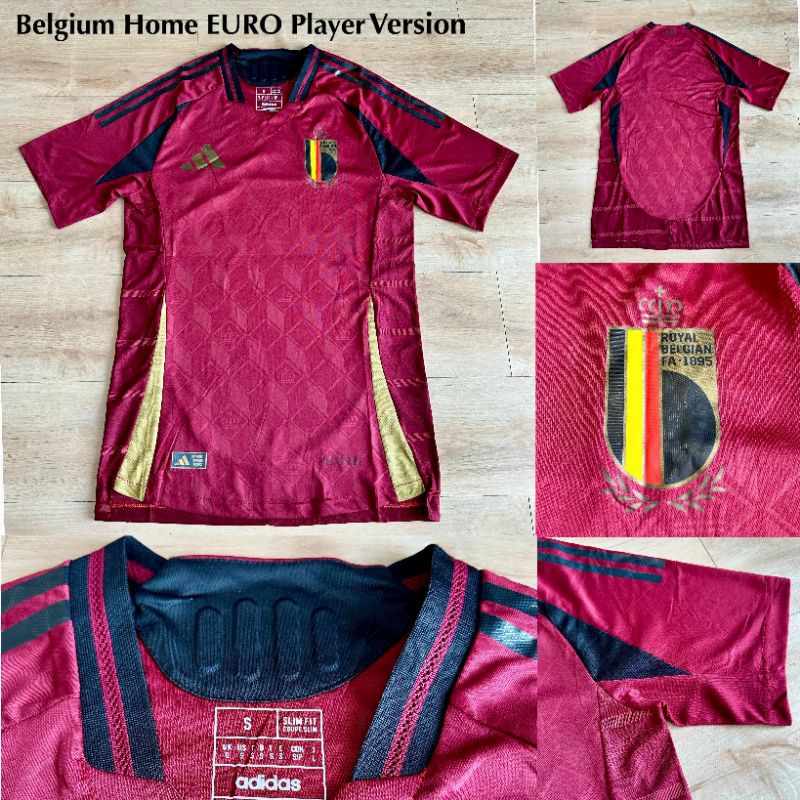 Jual (PLAYER ISSUE) JERSEY BOLA BELGIA HOME PI 2024 BELGIUM NEW EURO ...