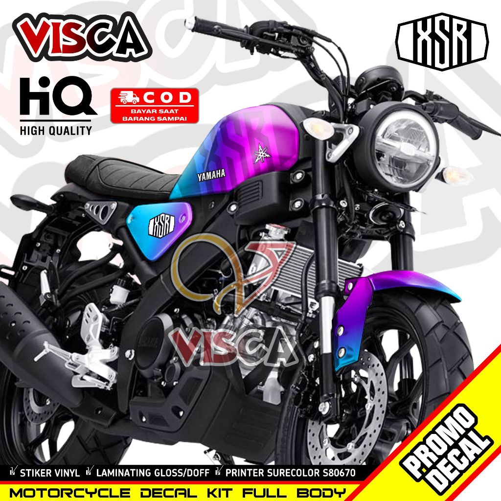 Jual Stiker Xsr Decal Xsr 155 full body Striping Xsr 155 BUNGLON ...
