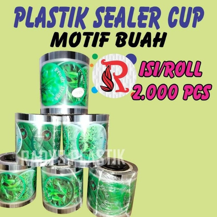 Jual 12ROLL 1 DUS PLASTIK CUP SAELER ISI 2 GROSIR PLASTIK LID DAUN TEH ...