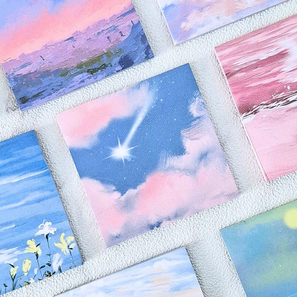 Jual STARLIGHT SKY Sticky note dengan Tema Oil Painting 8x8 cm | Shopee ...