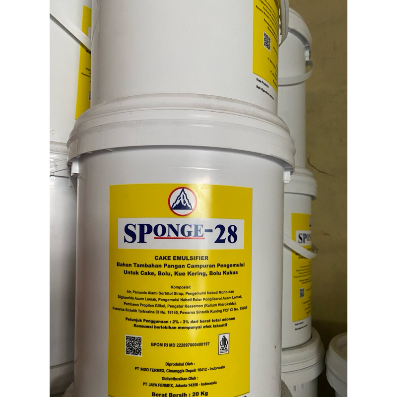 Jual SPONGE 28 REEPACK 1kg | PENGEMBANG KUE | CAKE EMULSIFIER Sp ...