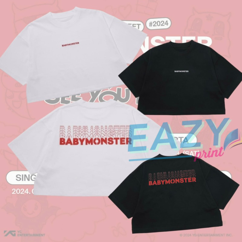 Jual CROPTOP BABYMONSTER BAEMON BAJU CROP TOP SEE YOU THERE JAKARTA FAN ...