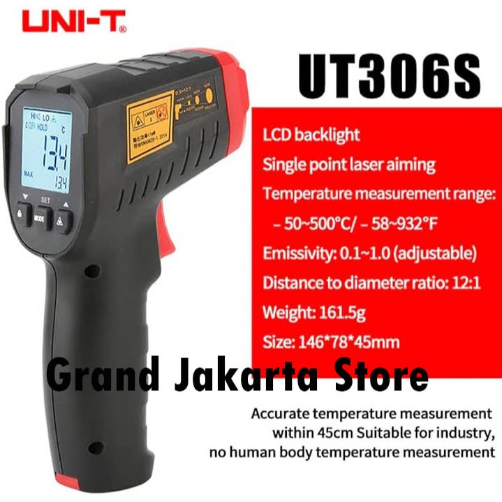 Jual Infrared Thermometer UNI-T UT306S Gun Termometer UNIT UT-306S Termogun UT 306S UNI T IR ...