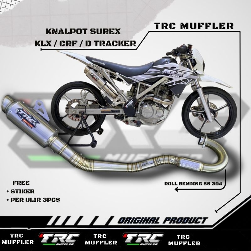 Jual Knalpot KLX • D-Tracker • CRF . Leher Atas Powerboom • Trc Muffler ...