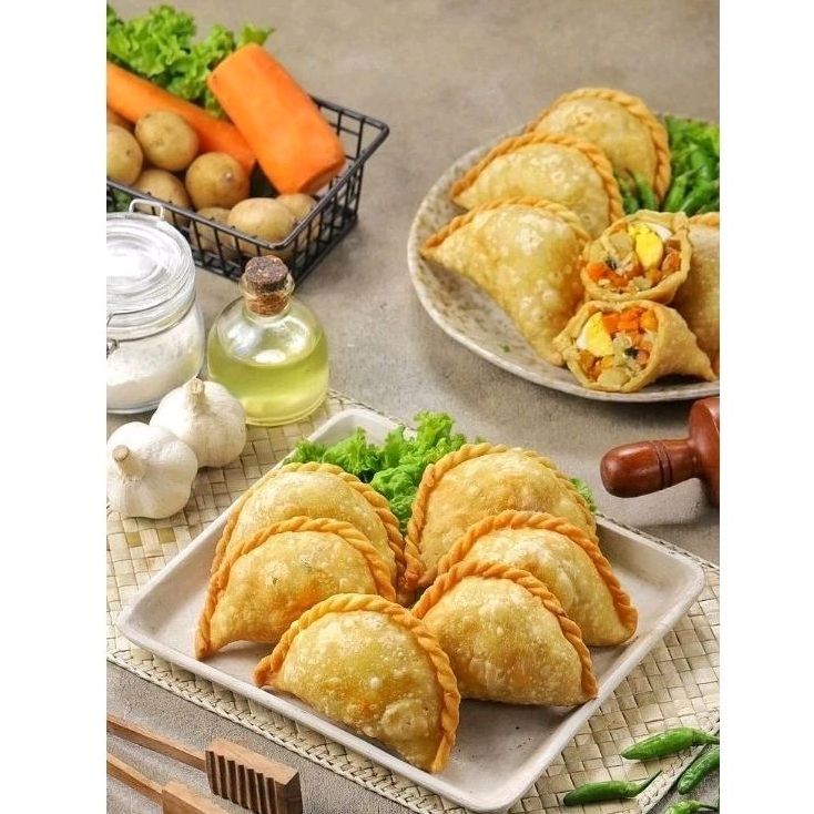 Jual PASTEL DAGING FROZEN ISI 6 | FOODIE FROZEN FOOD | Shopee Indonesia