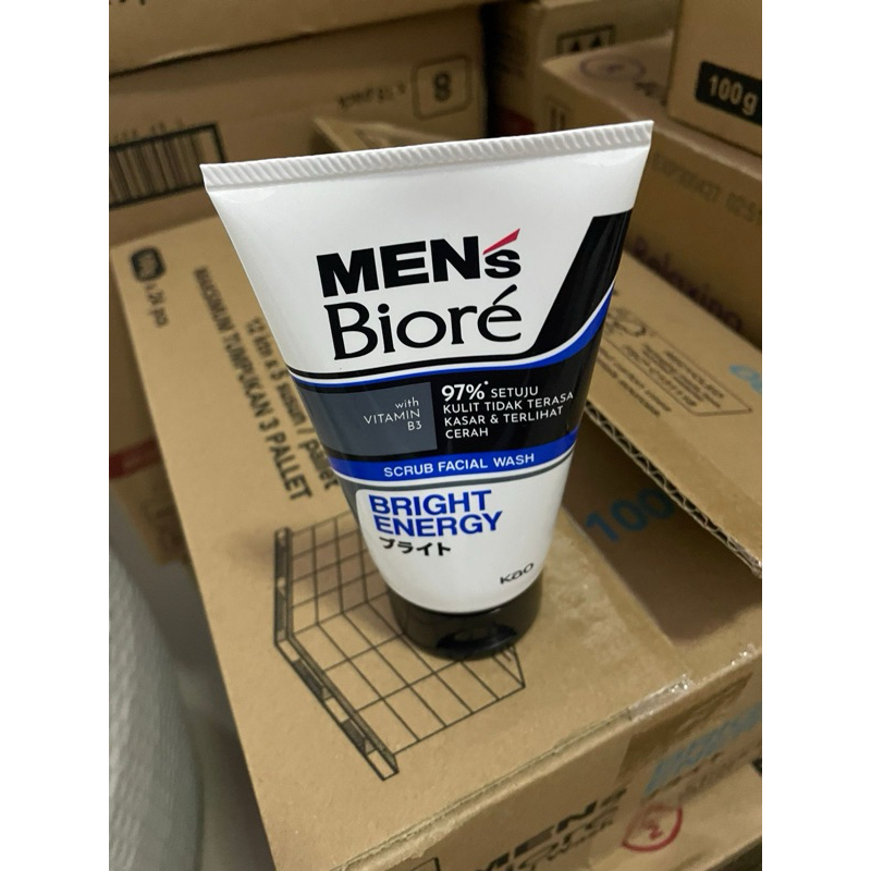 Jual facial wash biore men (bright energy) | Shopee Indonesia