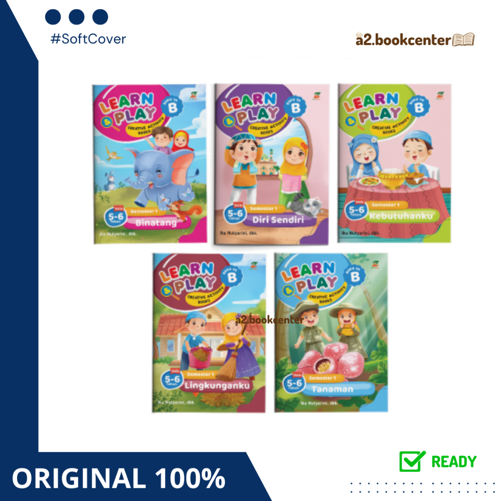 Jual [ABC] READY Buku Belajar - Learn & Play Buku TK B Semester 1 Ziyad ...