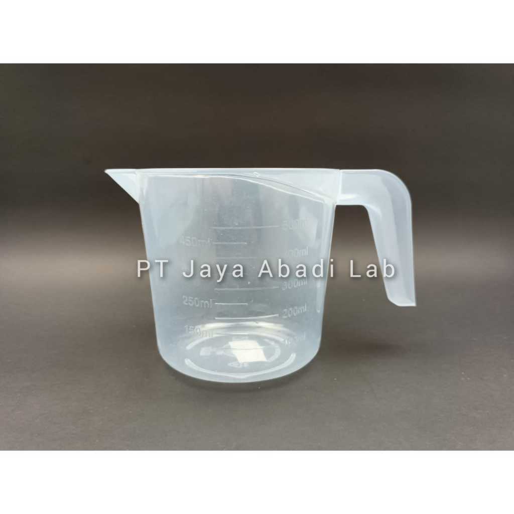 Jual gelas ukur gelas takar takaran 1/2 0.5 liter 500 ml 500cc 0,5L ...